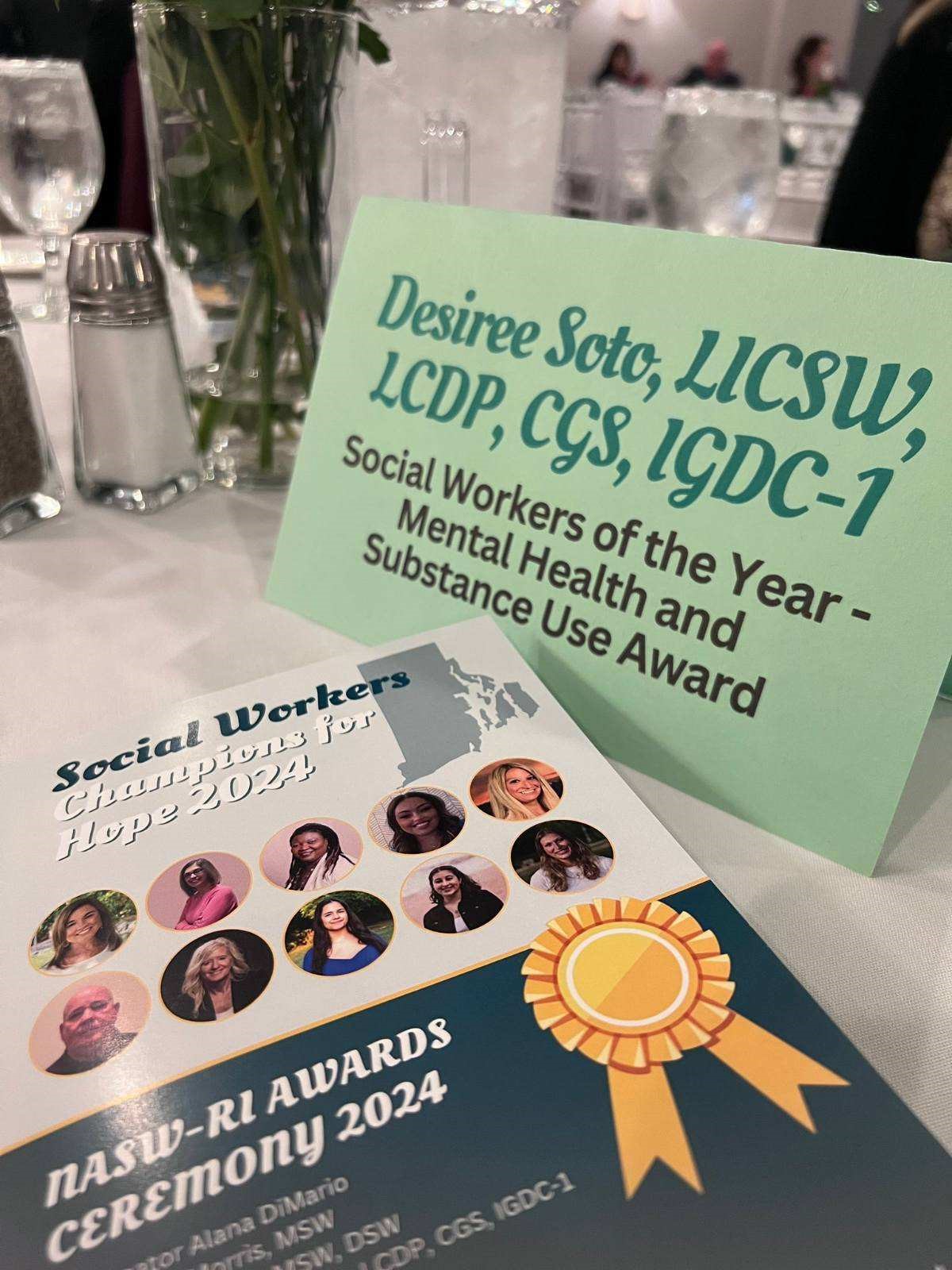 NASW RI Chapter Awards Ceremony 2024 - Substance Use Mental Health ...